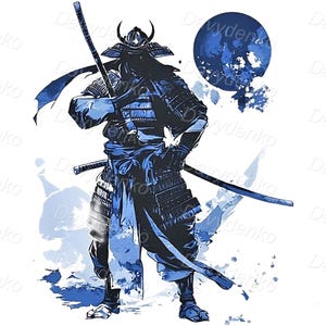 Samurai Transparent Png Set, Japanese Warrior, Samurai Clipart, Digital ...