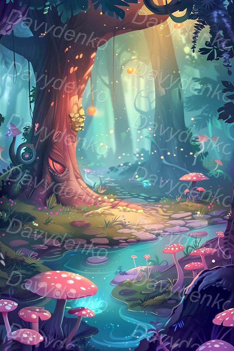 Cartoon Vertical Backgrounds Children's Book Backdrops Whimsical Scenes ...