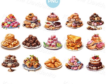 Sweets Clipart Cupcake Clipart Cake Clipart Donuts Clipart Dessert Clip ...