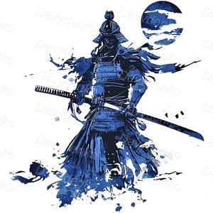 Samurai Transparent Png Set, Japanese Warrior, Samurai Clipart, Digital ...