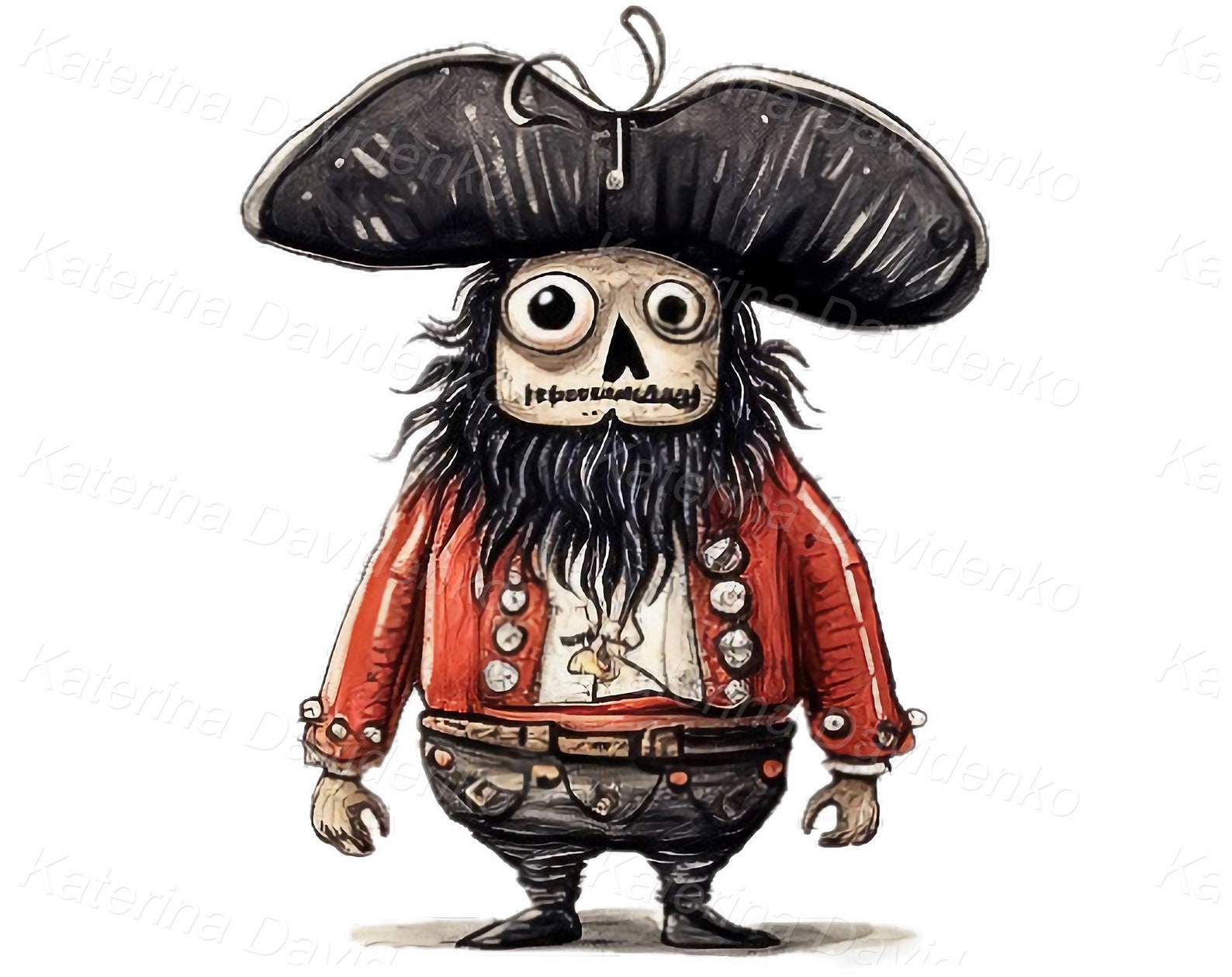 Cartoon Zombie Pirates of Caribbean PNG Clipart Collection. Funny ...