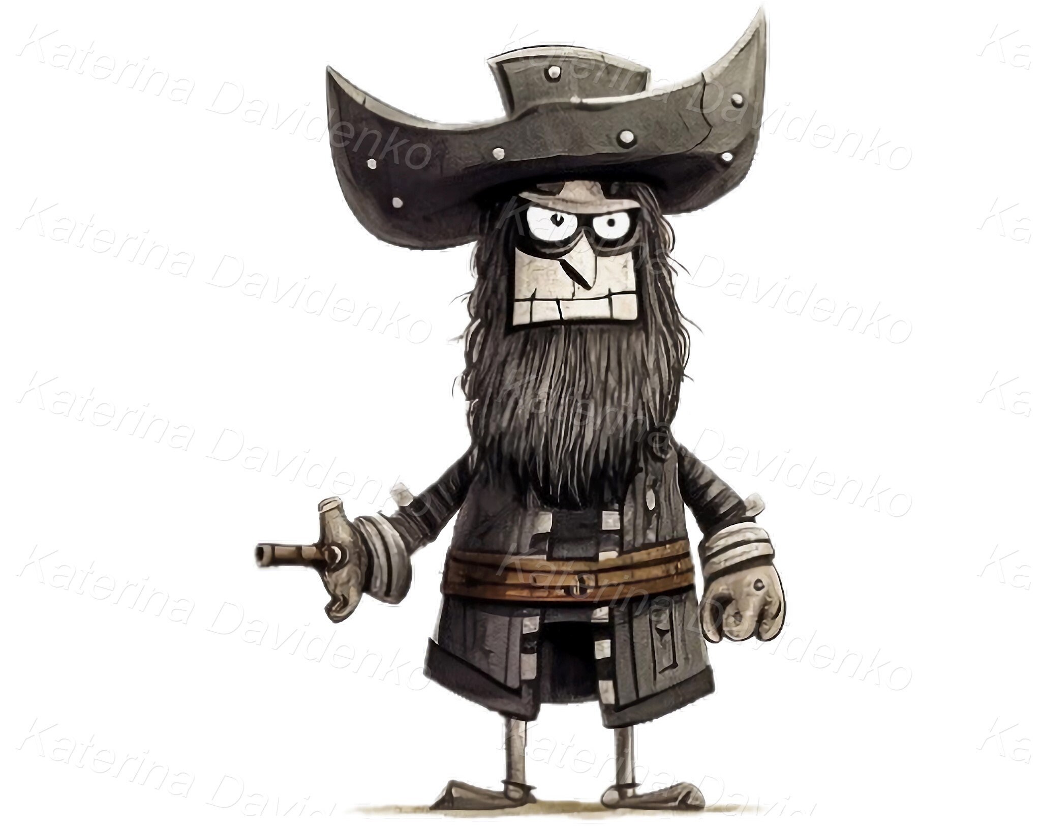 Cartoon Zombie Pirates of Caribbean PNG Clipart Collection. Funny ...