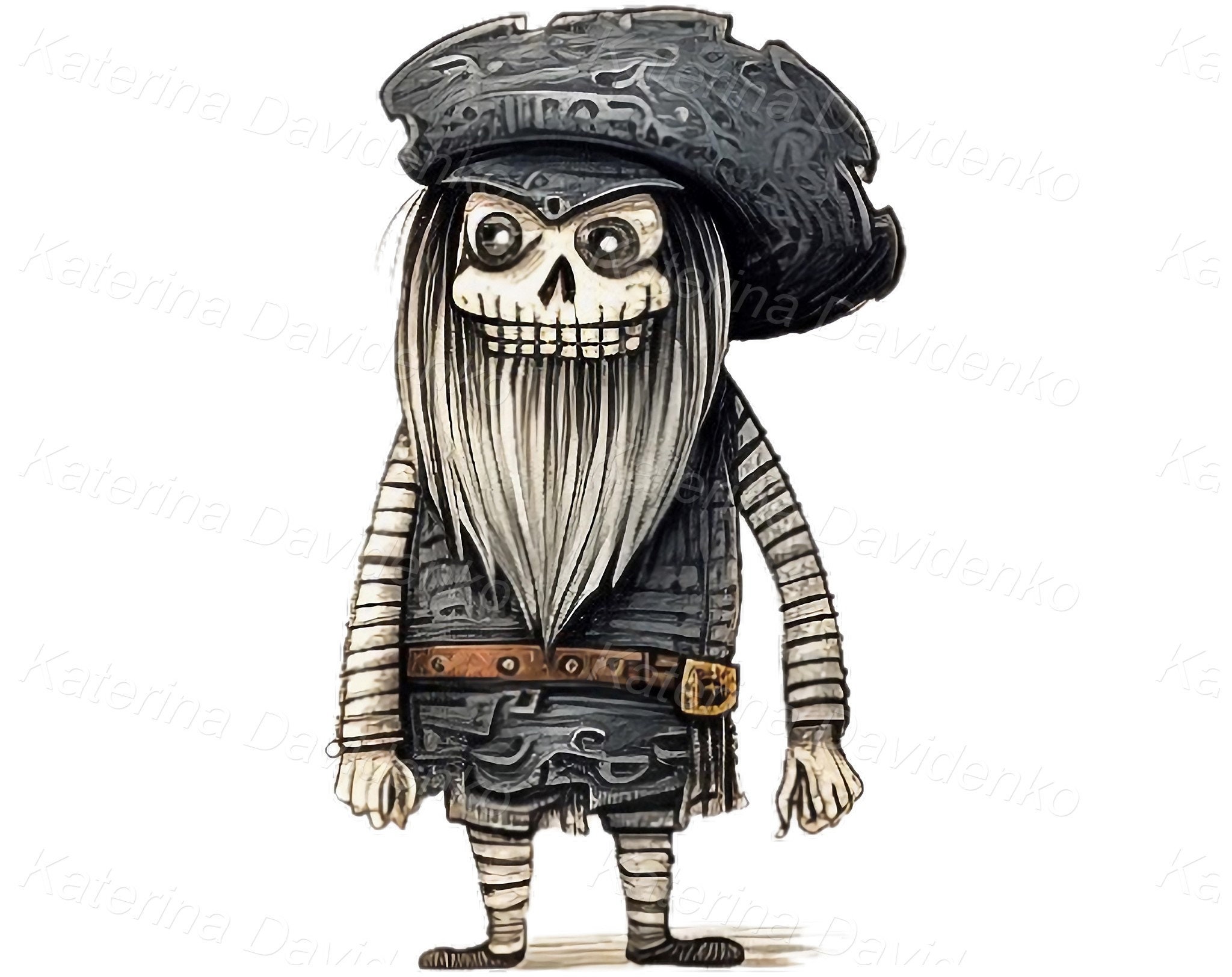 Cartoon Zombie Pirates of Caribbean PNG Clipart Collection. Funny ...