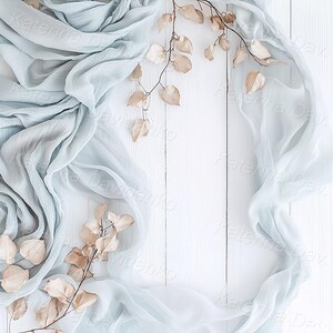 Boho Flat Lay Mockup Bundle. Frames Made of Flowers and Fabric on ...