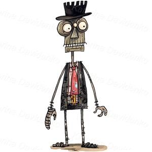 Collection of Funny Cartoon Zombie PNG Clipart, Halloween Scary Creepy ...