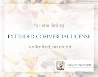 Extended Commercial License for 1 Svg Bundle/listing - Etsy