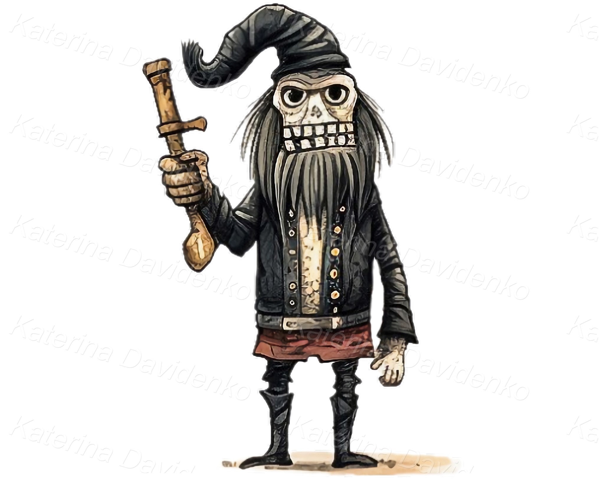 Cartoon Zombie Pirates of Caribbean PNG Clipart Collection. Funny ...