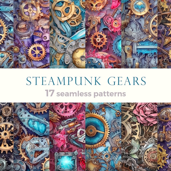 Steampunk Fabric - Etsy