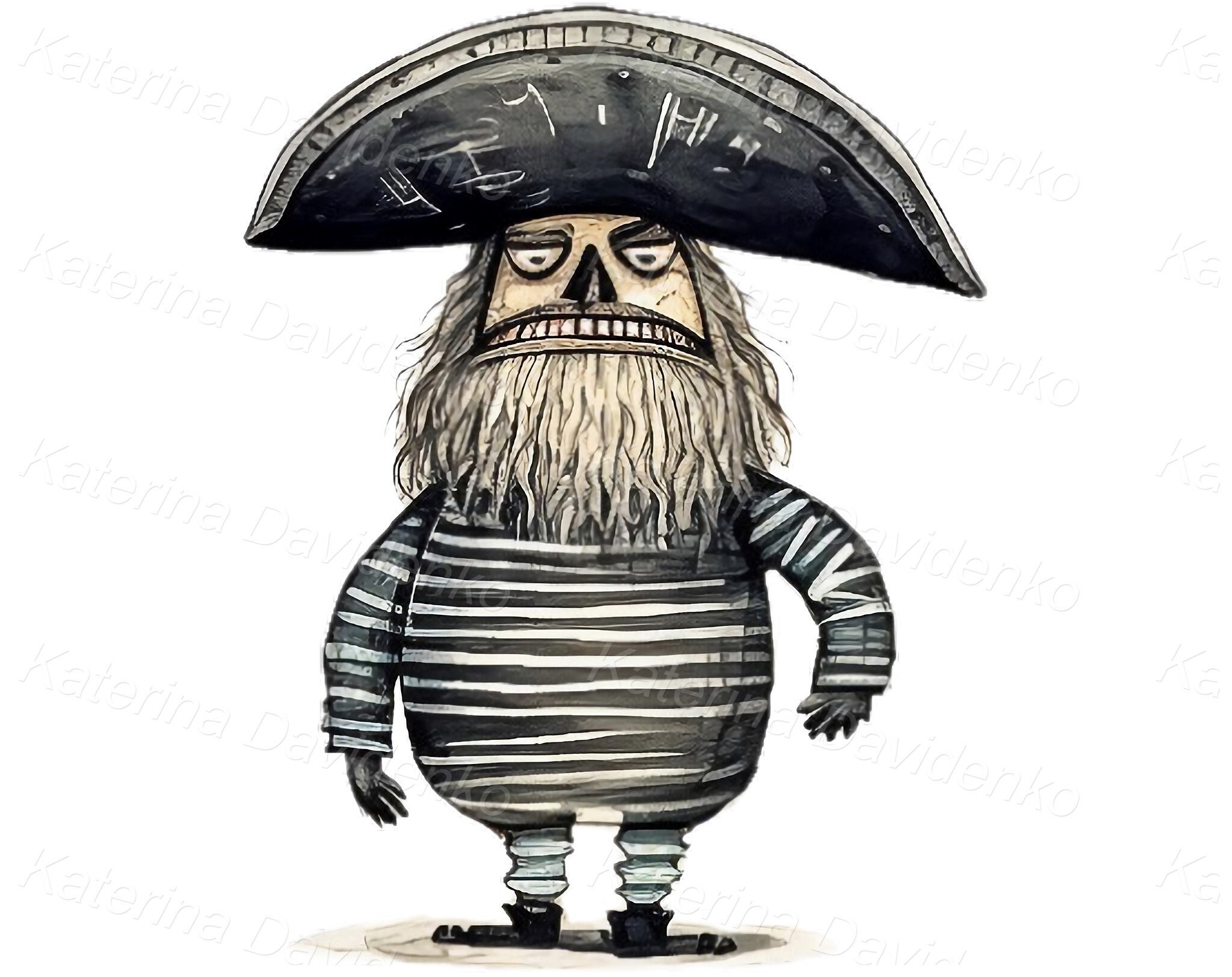 Cartoon Zombie Pirates of Caribbean PNG Clipart Collection. Funny ...
