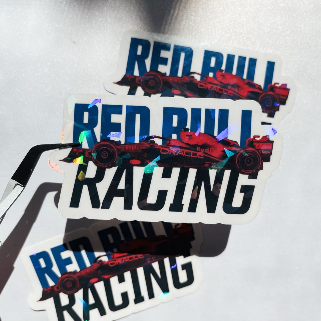 Formula 1 Duotone Holographic Waterproof Sticker - F1 Red Bull Racing ...
