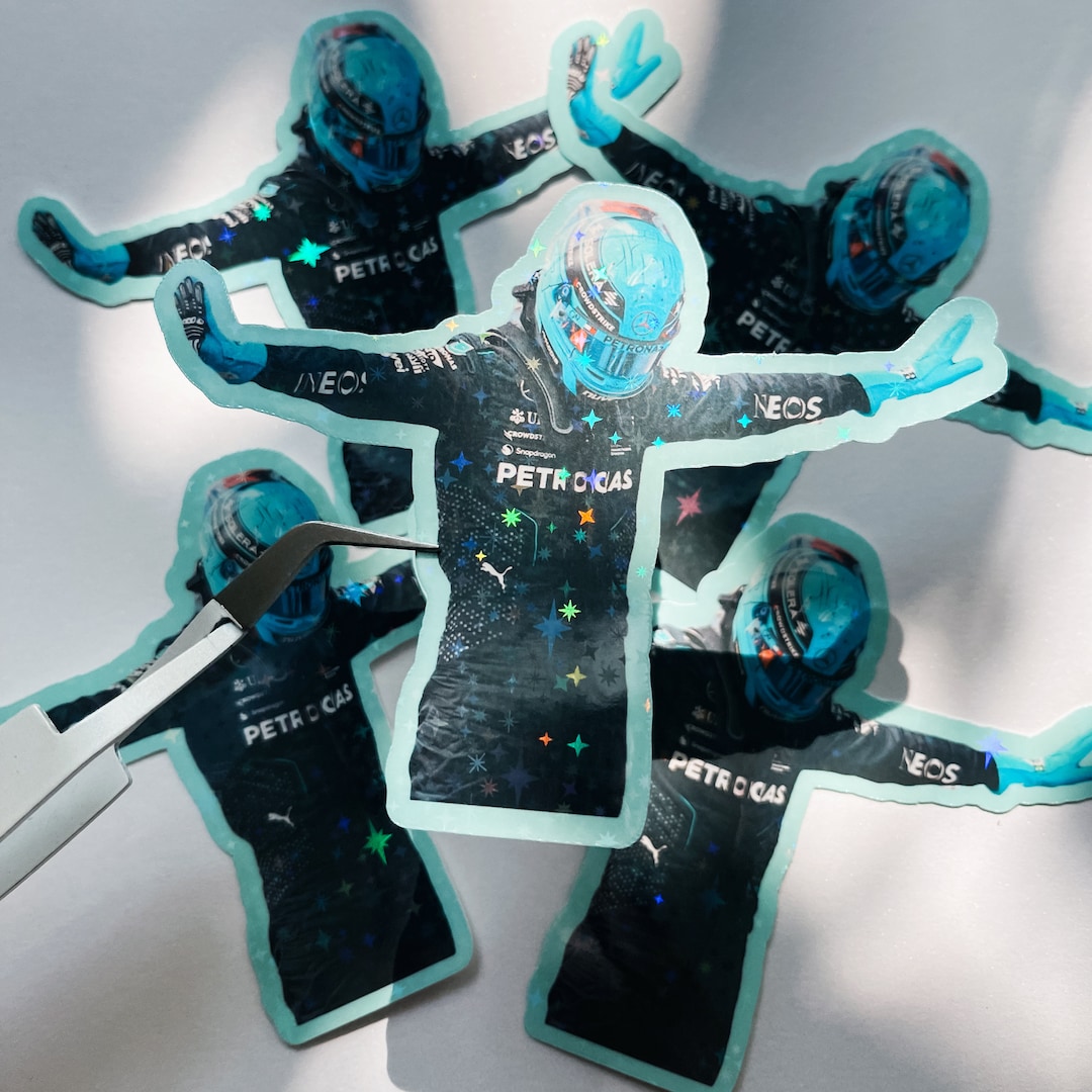 Formula 1 George Russell Holographic Waterproof Sticker -canadian GP ...