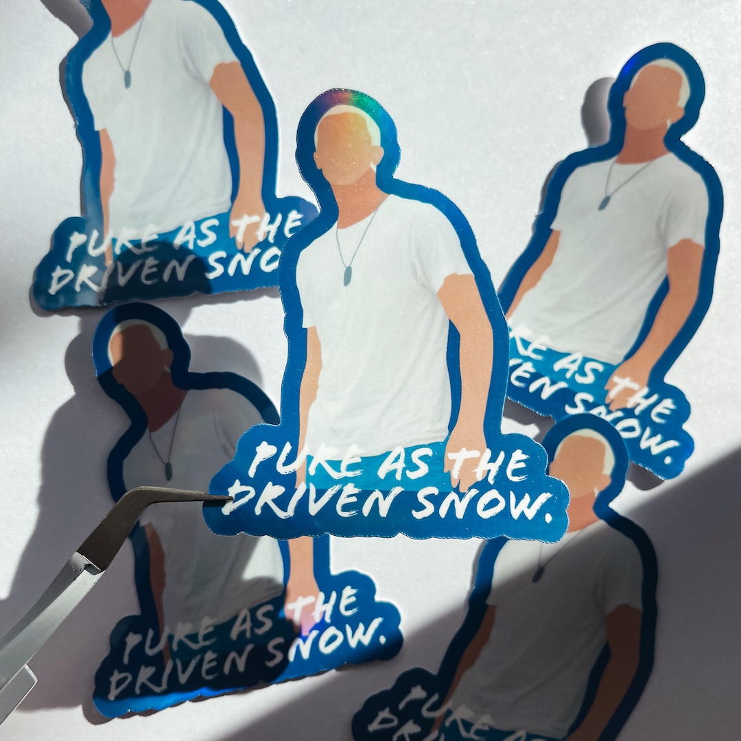 Coriolanus Snow Waterproof Holographic Sticker Decal pure as the Driven ...