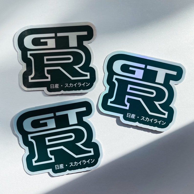 Nissan Skyline GT-R Holographic Sticker - Waterproof Vinyl Decal - Etsy ...