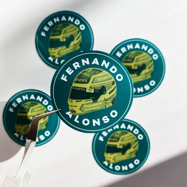 Formula 1 Helmet Stickers - Etsy