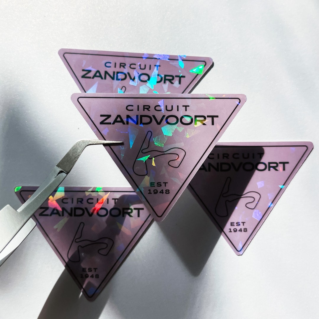 Formula 1 Track Holographic Waterproof Sticker - Zandvoort, Netherlands ...