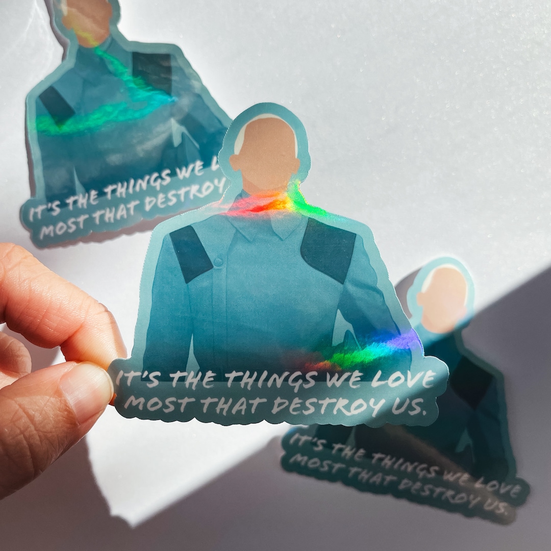 Coriolanus Snow Waterproof Holographic Sticker Decal - "it's the Things ...