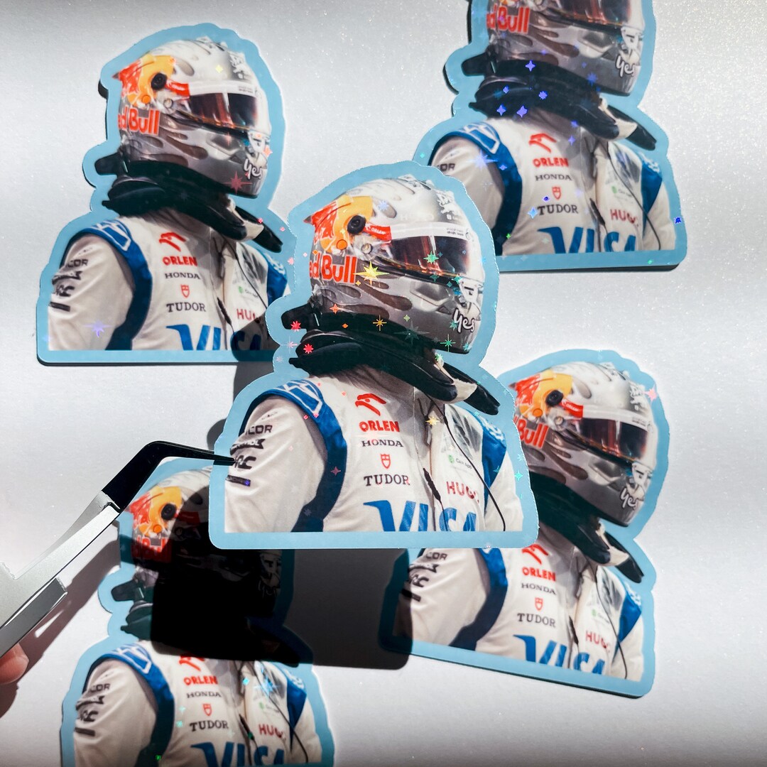Formula 1 Daniel Ricciardo Holographic Waterproof Sticker - Saudi GP ...
