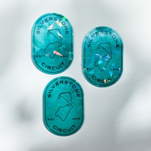 Formula 1 Track Holographic Waterproof Sticker - Silverstone, United ...