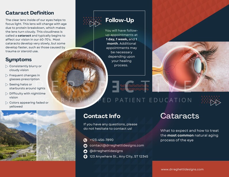 Cataract Brochure - Etsy