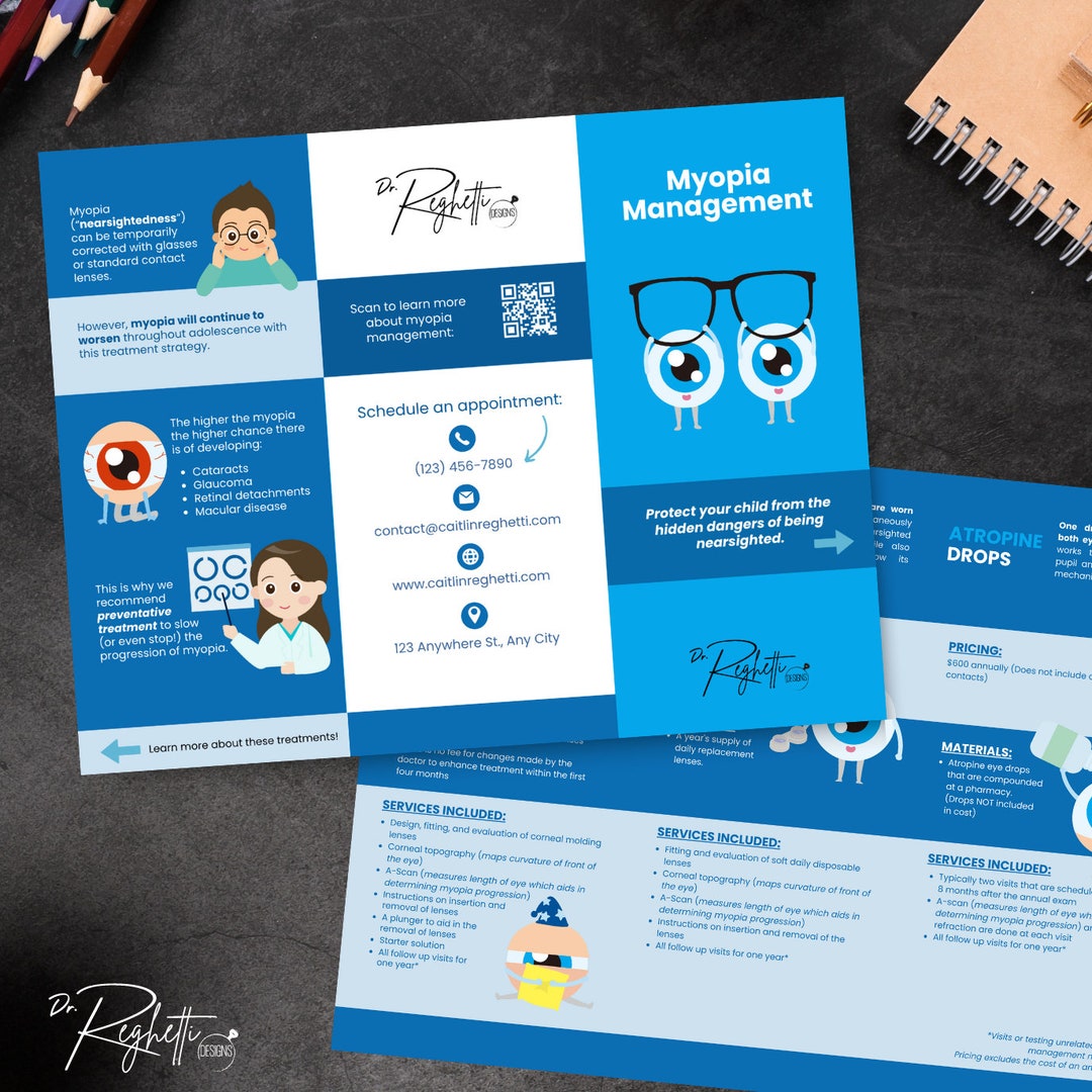 Myopia Management Brochure for Optometrists - Etsy