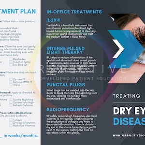 Dry Eye Treatment Brochure Style 2 - Etsy