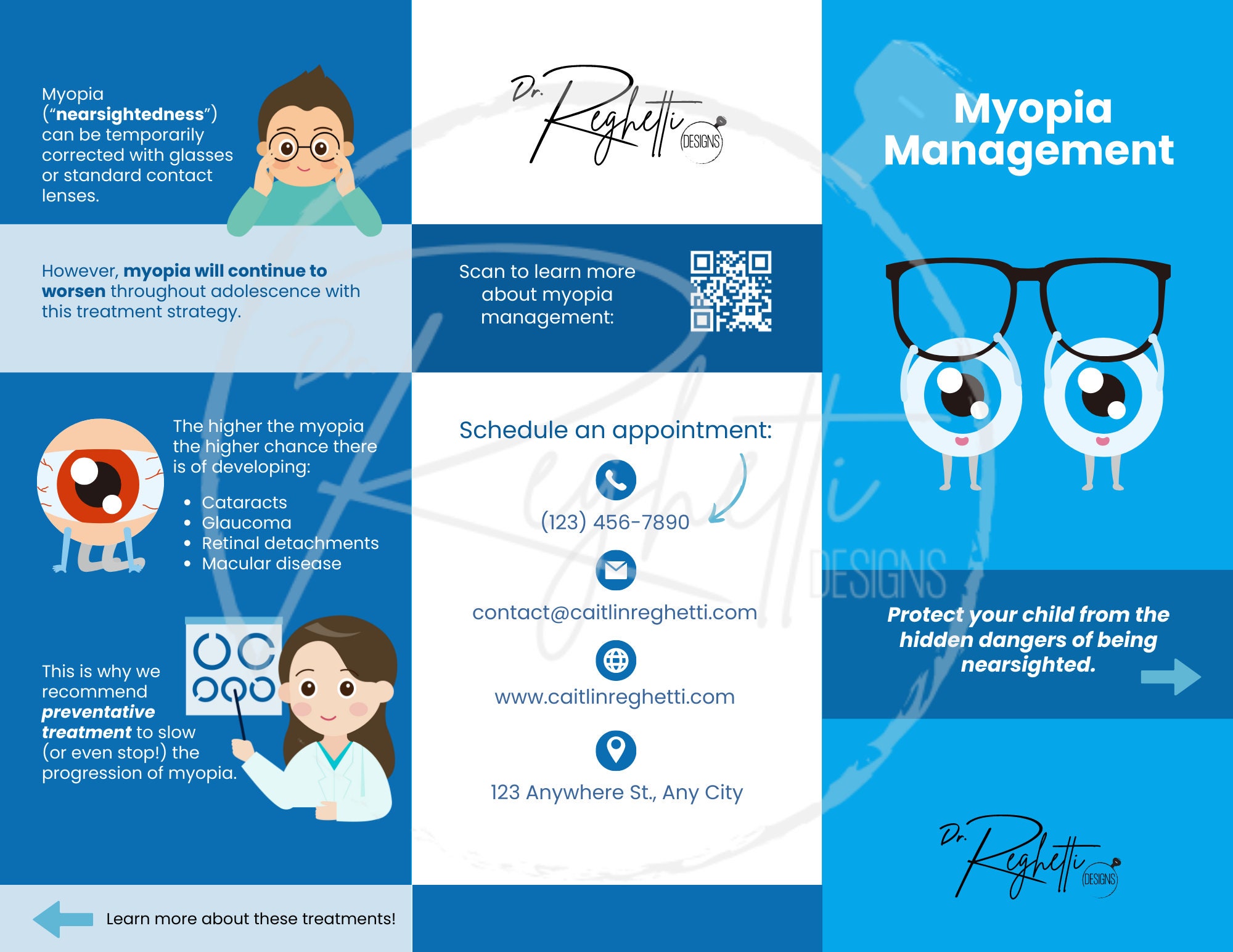Myopia Management Brochure For Optometrists Etsy