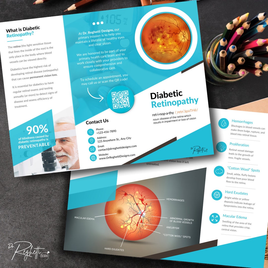 Diabetic Retinopathy Brochure - Etsy