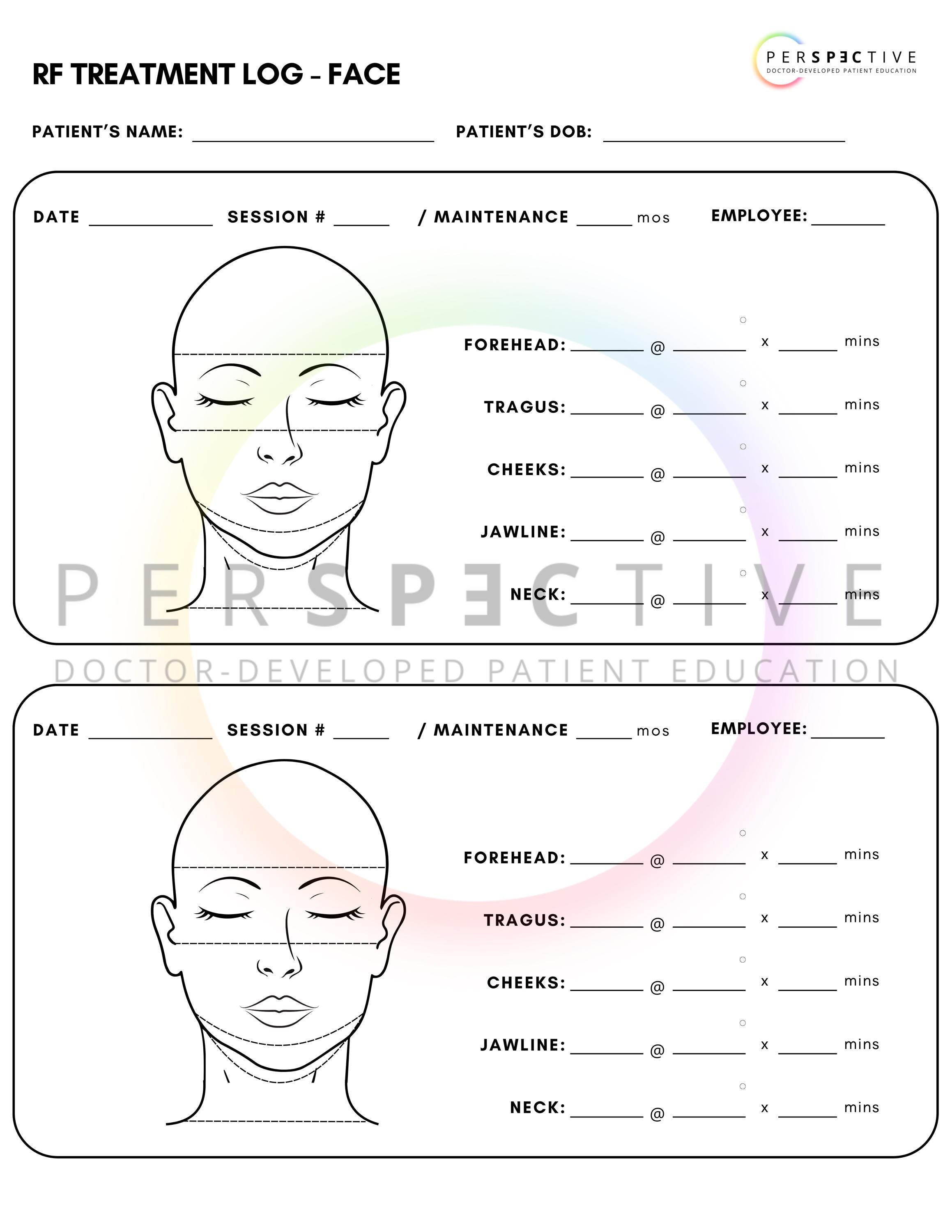 IPL/RF Treatment Logs - Etsy