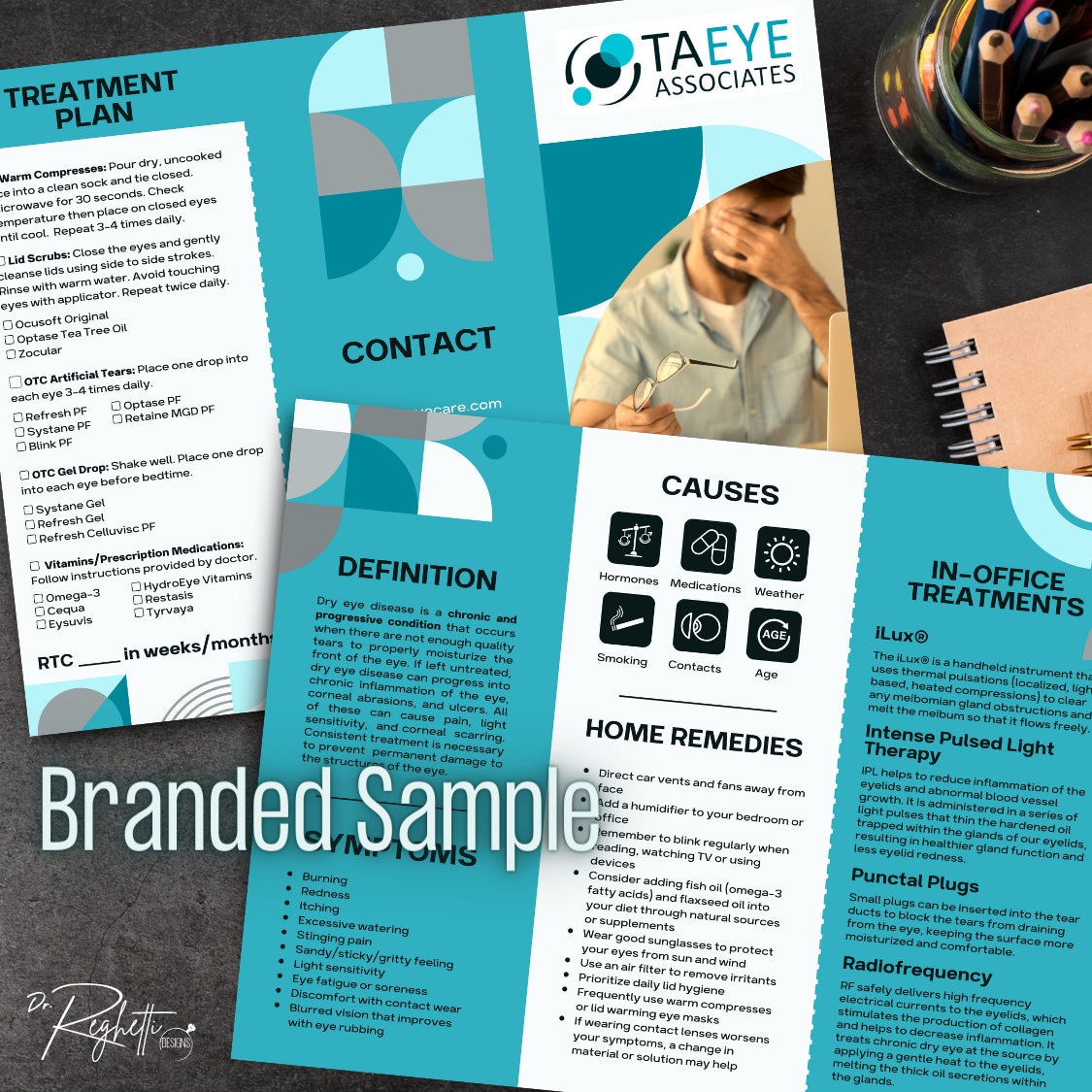 Dry Eye Treatment Brochure - Etsy