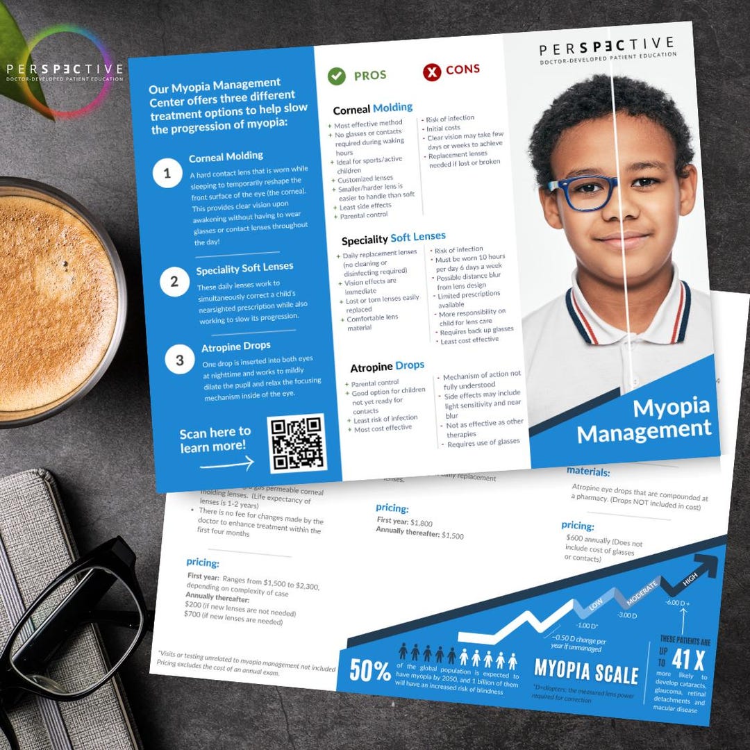 Myopia Management Brochure Style 2 - Etsy