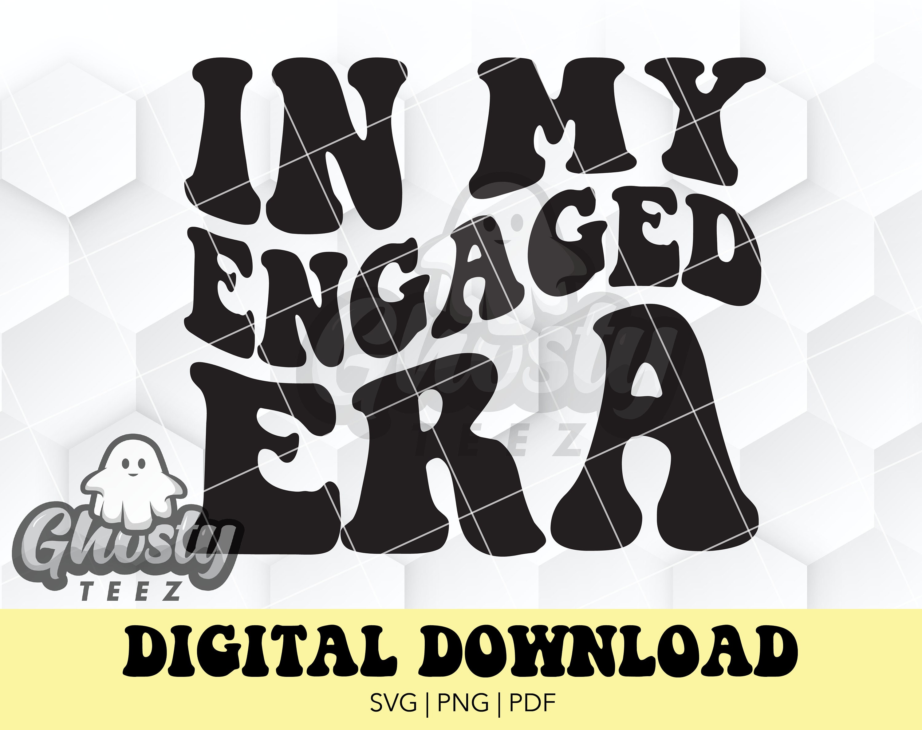 In My Engaged Era SVG Png Pdf Engagement Shirt Digital I - Etsy