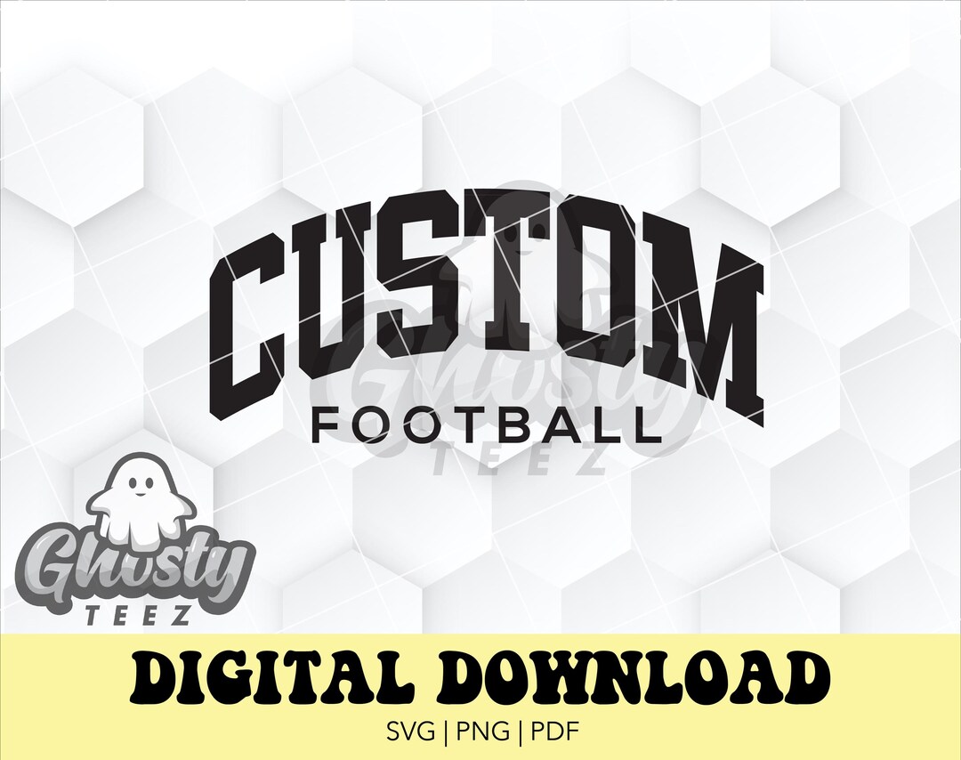 Football Team Svg, Custom Football Team Name Png, Football Svg, Allstar ...