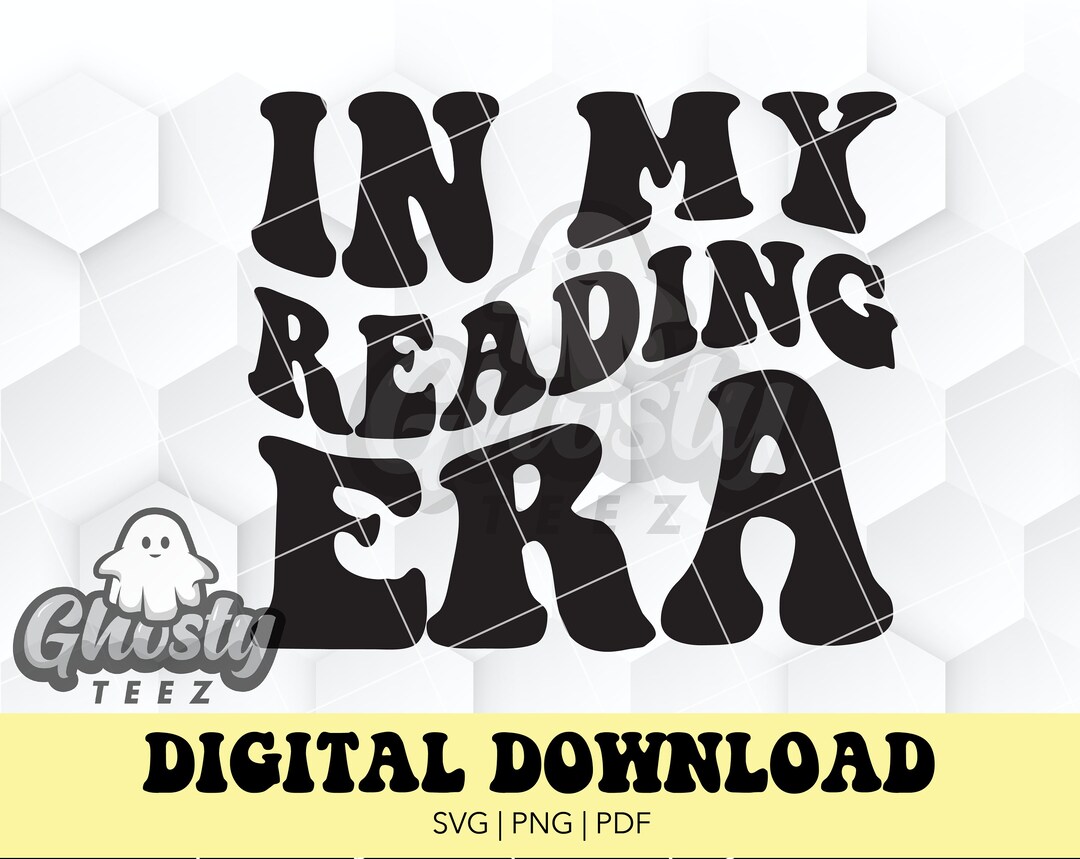 Reading Era SVG Png Book Shirt Digital File Book Lover - Etsy