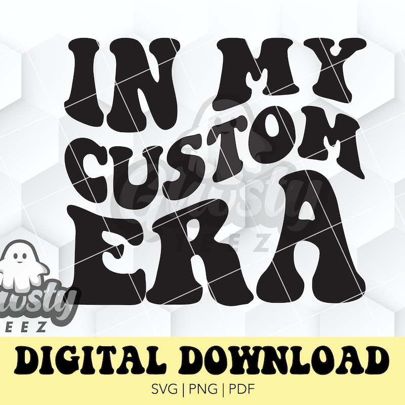 In My Era Wavy Font - Etsy