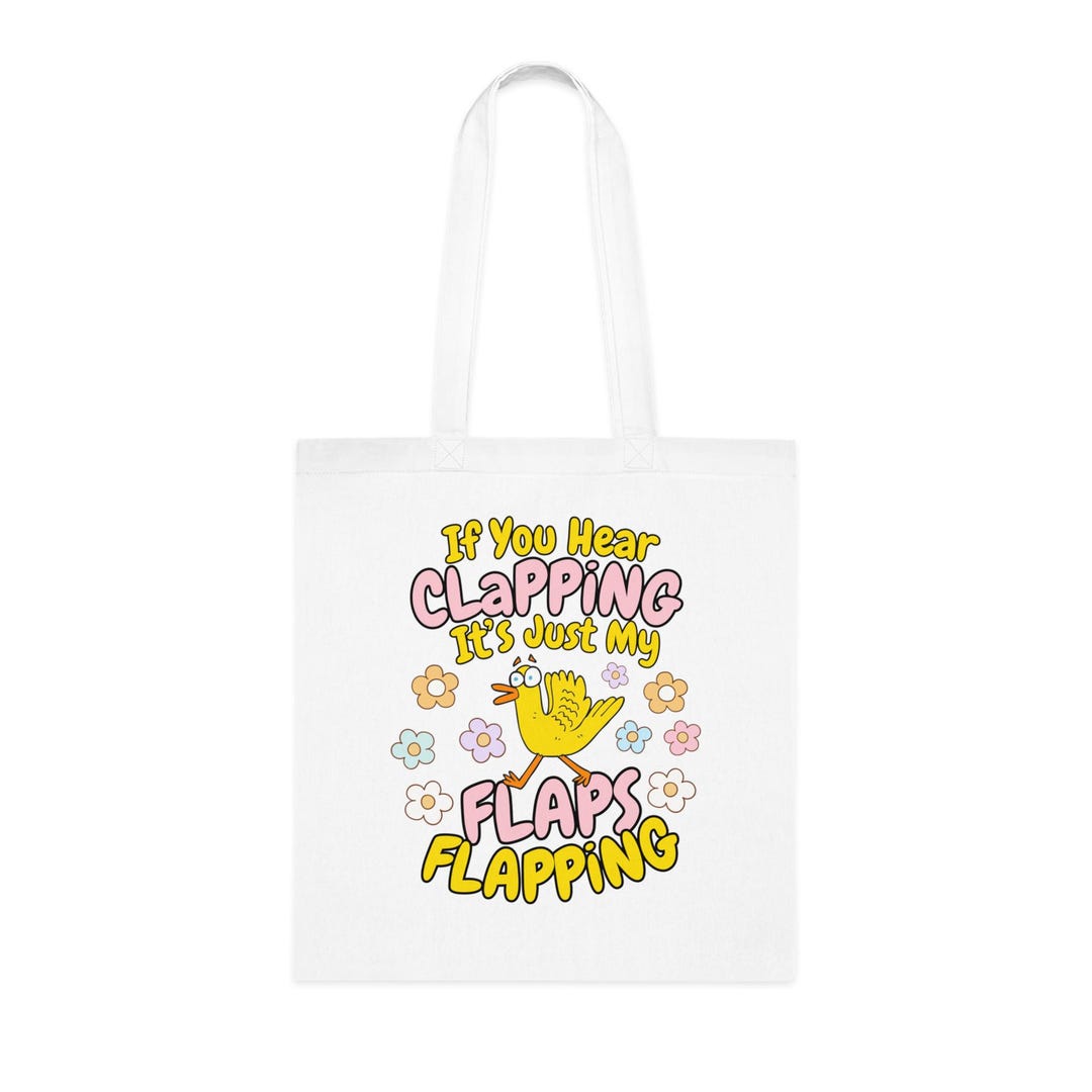 Funny Rude Joke Cotton Tote Bag: "flaps Flapping" - Etsy