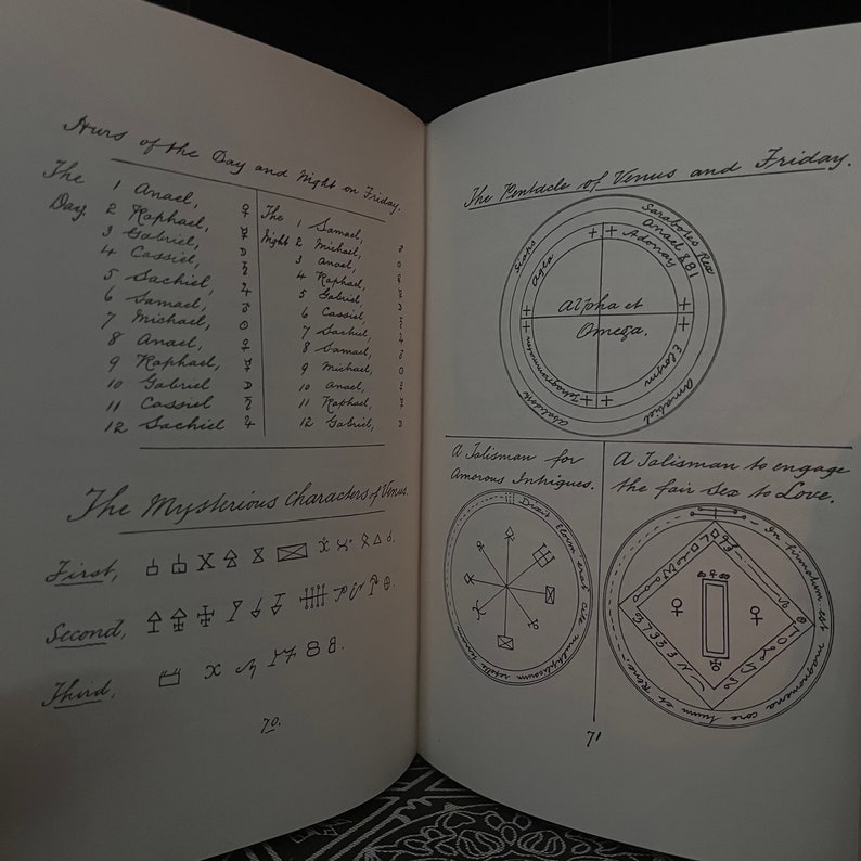 Ancient Manuscript of Talismanic Magic, by Raphael - Occult, Divination ...