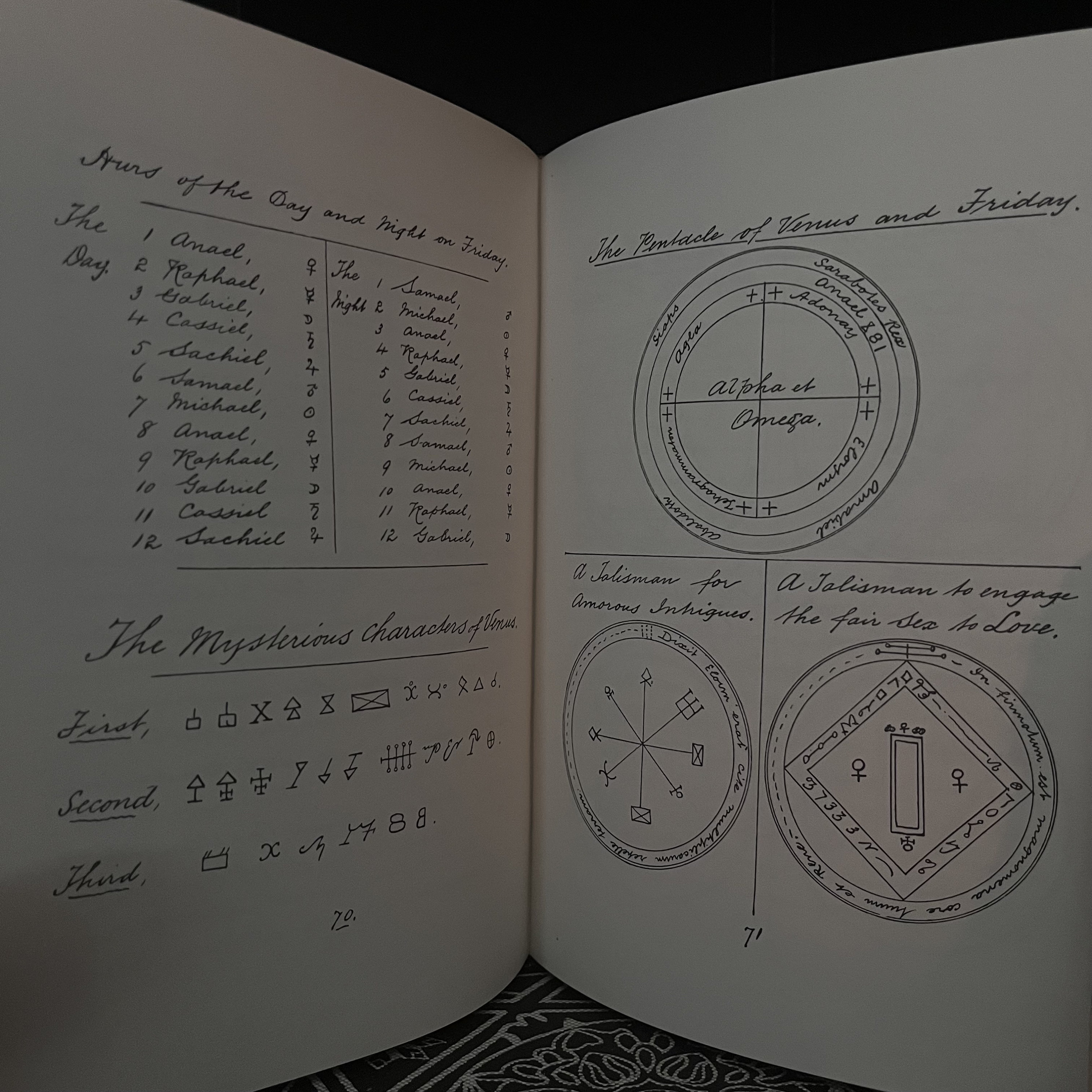Ancient Manuscript of Talismanic Magic, by Raphael - Occult, Divination ...