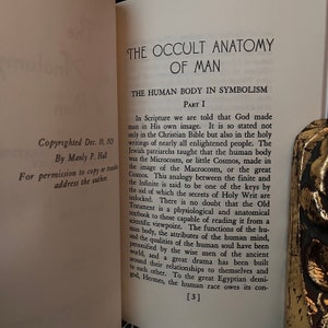 OCCULT ANNATOMY of Man, by Manly P Hall - OCCULT Freemasonry Books New ...