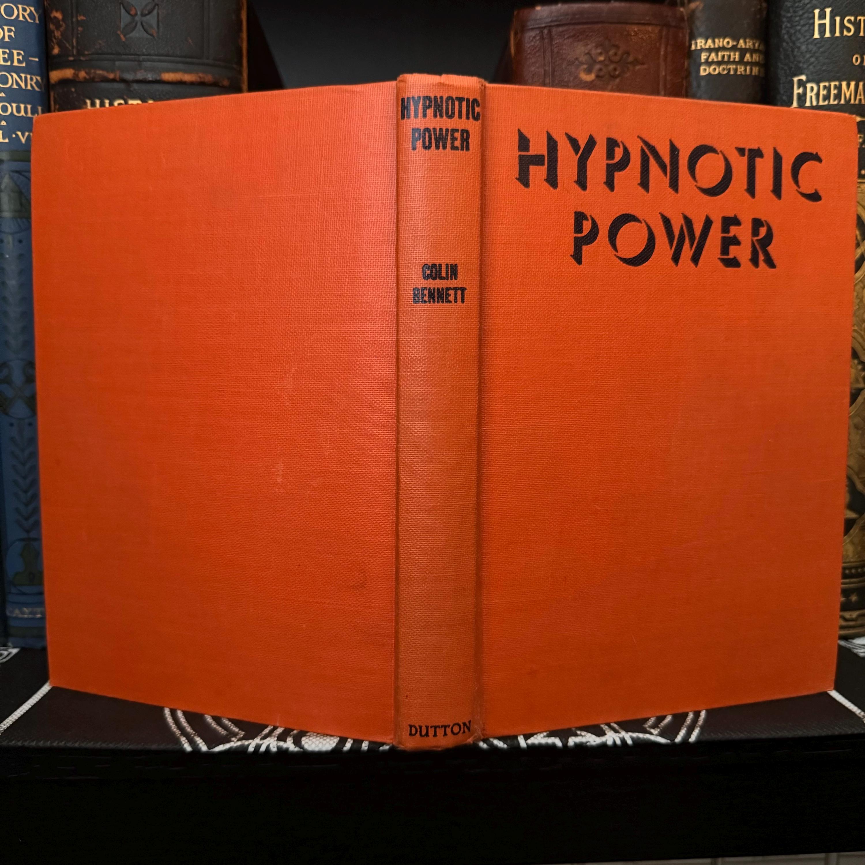 1937 Hypnotic Power - Occult Books Mesmerism Book Hermetic Temple Zodiac Astrology Divination ...