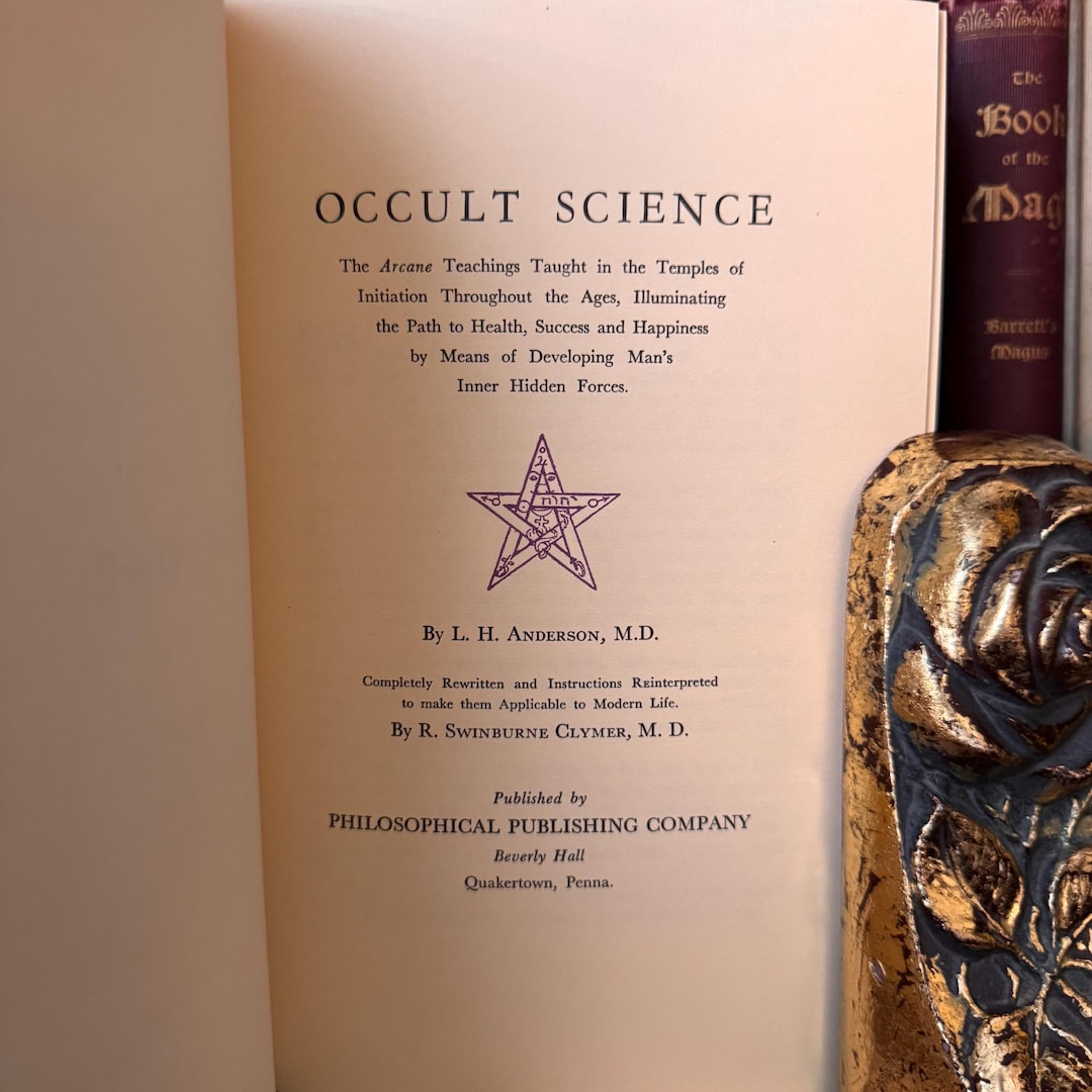 Occult Science or Hidden Forces, R Swinburne Clymer Papus Rosicrucian ...