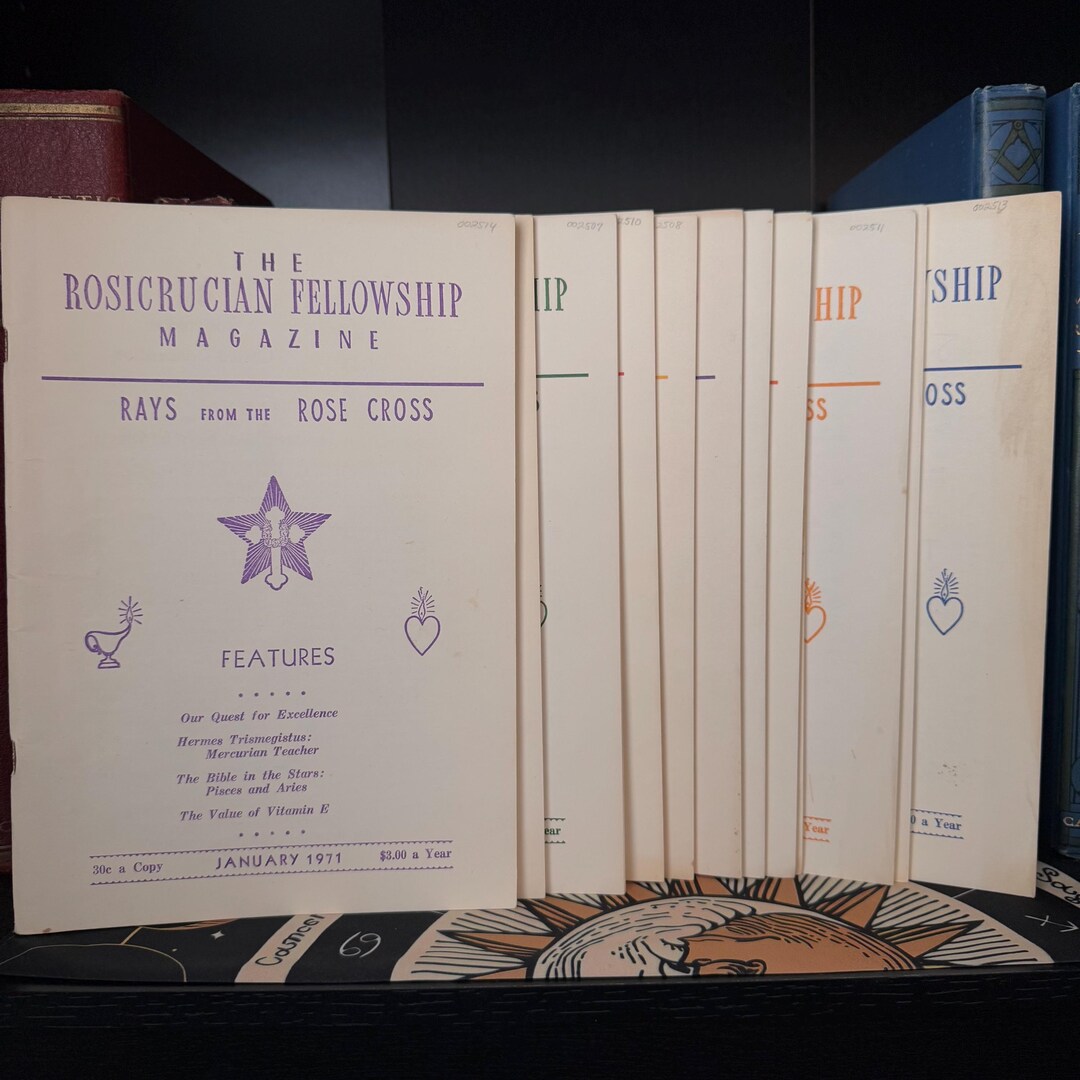 Complete Rosicrucian Fellowship 1971 - Scarce Rosicrucian AMORC New Age Occult Hermeticism ...