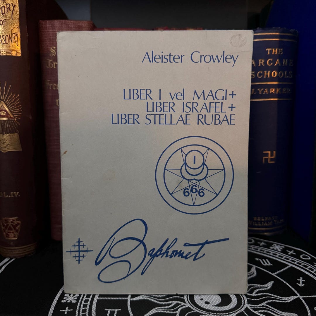 ALEISTER CROWLEY BAPHOMET 666 Pamphlet - Ordo Templi Orientis Occult ...