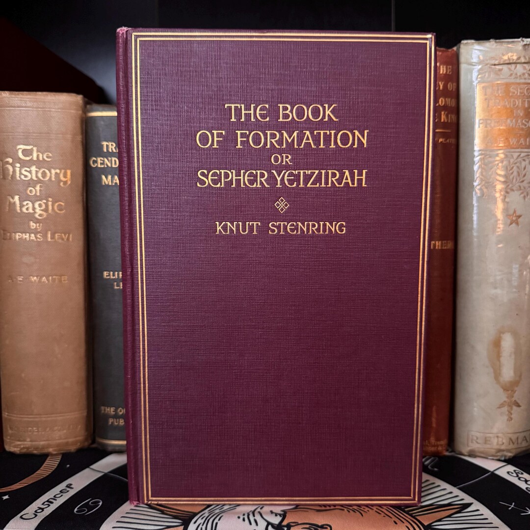 The Book of Formation or Sepher Yetzirah, Knut Stenring - Occult A E ...