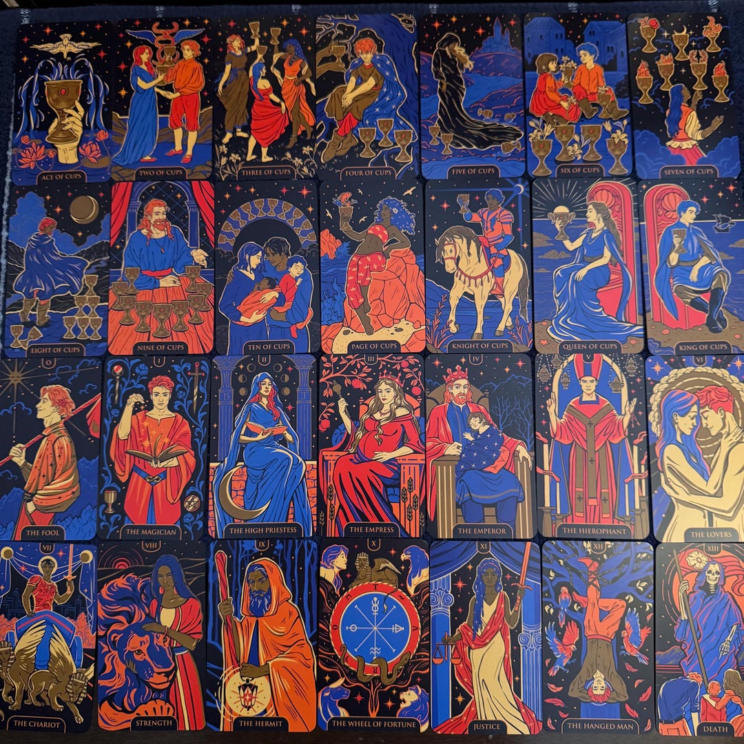 Starlight Tarot Deck With Guide Book for Beginners Divination New Age ...