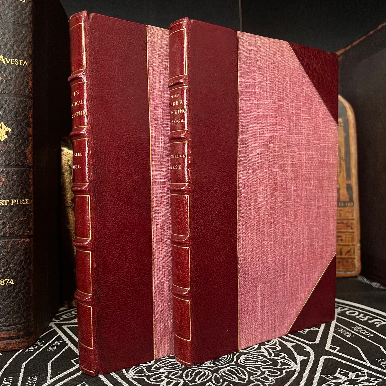 Charles Wase Occult Book Set, the Inner Teachings of Yoga & Life's ...