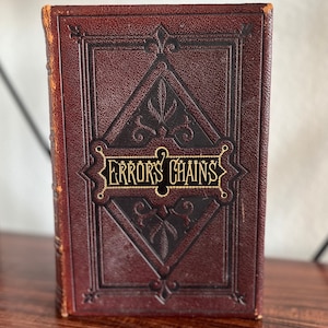 Errors Chains. How Forged and Broken 1884 Leather Bound - Etsy
