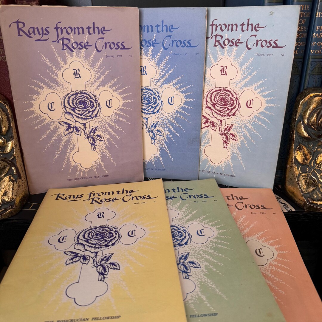 Rays From the Rosy Cross Complete 1981 Year Rosicrucian AMORC New Age ...