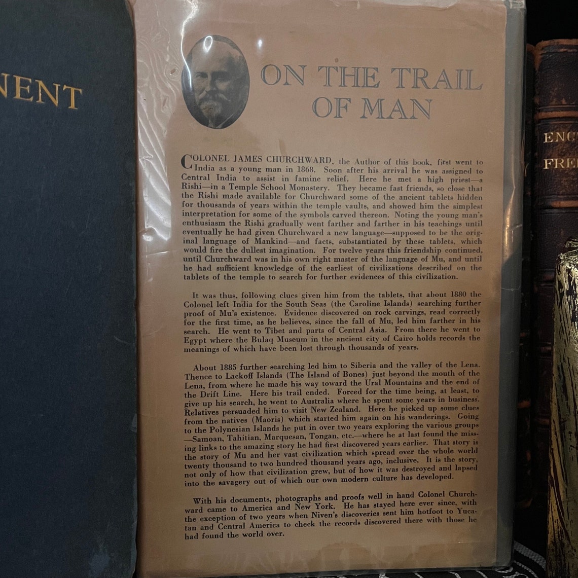 The Lost Continent of Mu, by James Churchward (1926, Signed Copy ...