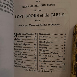 LOST BOOKS of BIBLE & Forgotten Books of Eden - Apocryphal Text ...