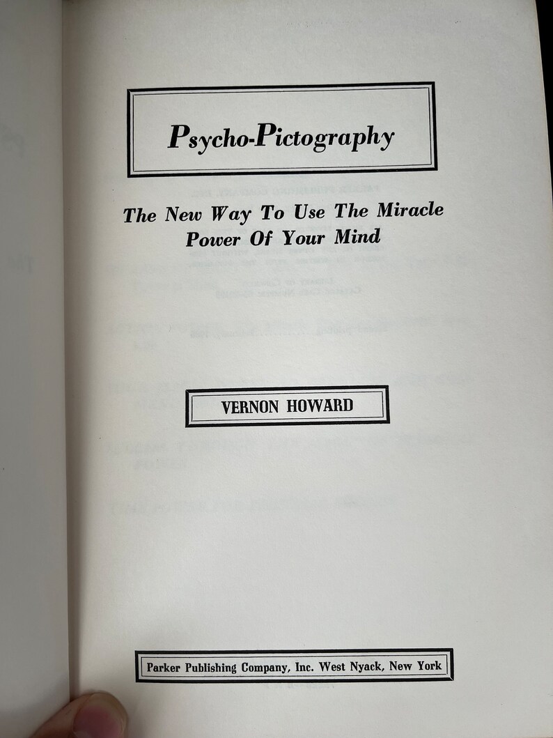 Psycho-pictography: the New Way to Use the Miracle Power of Your Mind Parapsychology, New Age ...